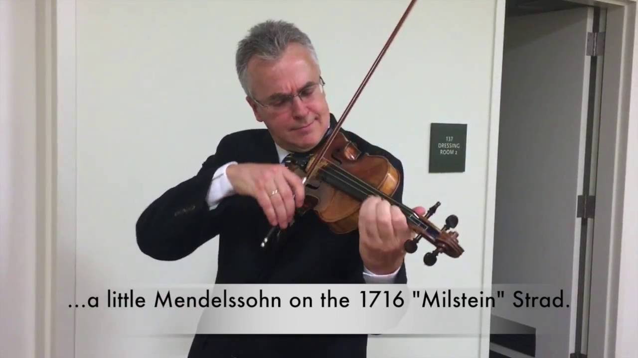 1716 'Milstein' Stradivarius, with Violinist Martin Chalifour - YouTube