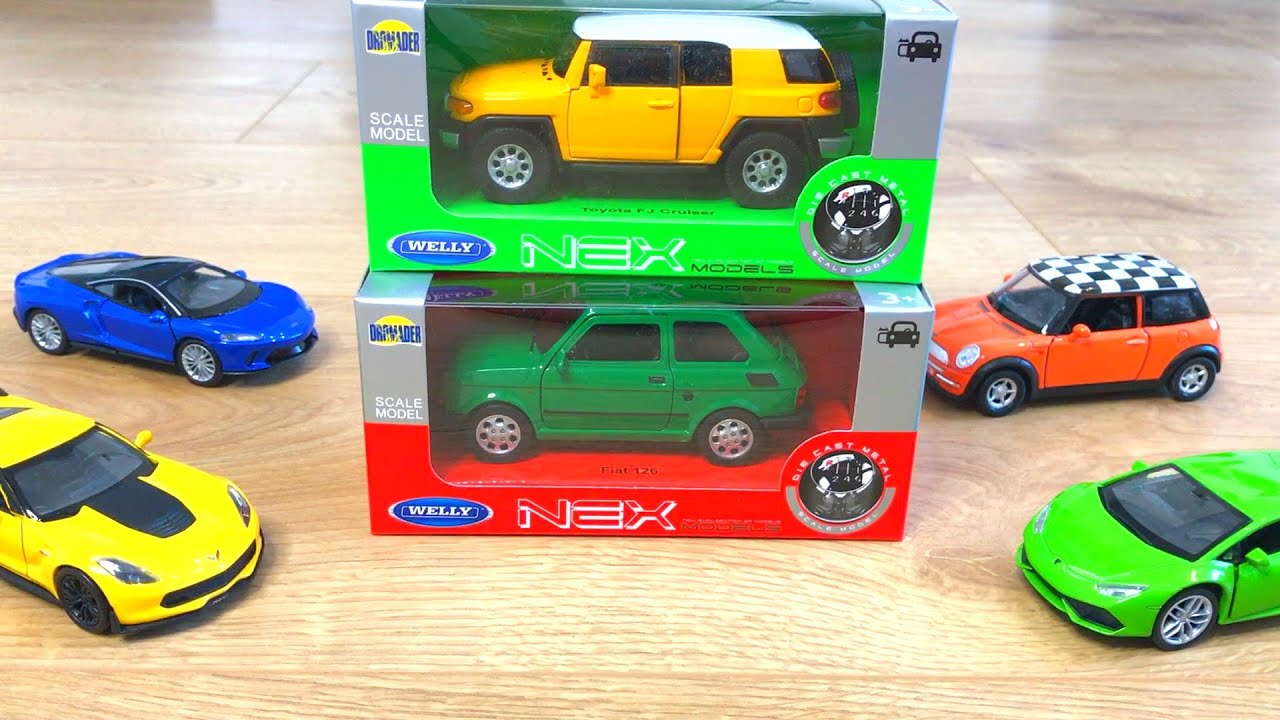 Unboxing new Welly Nex diecast model toy cars collection 1/34. - YouTube