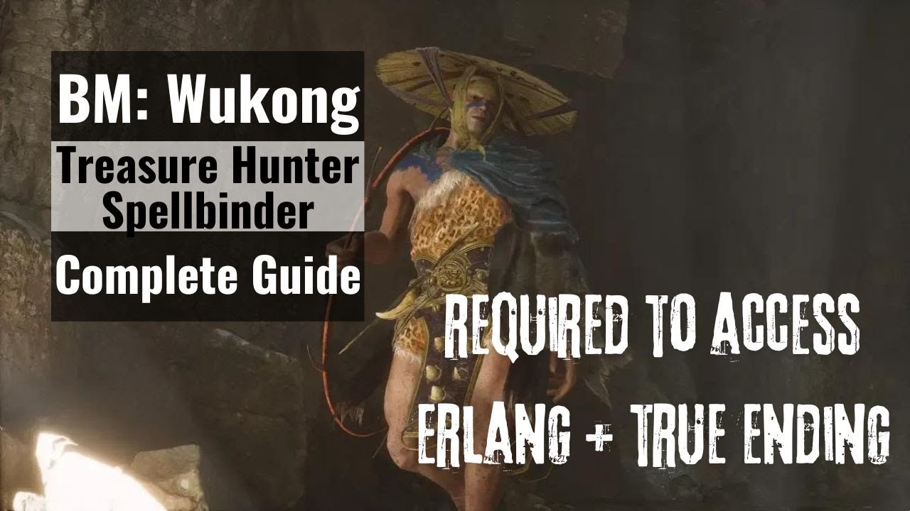 Black Myth Wukong - Treasure Hunter Quest and Spellbinder Spell - YouTube
