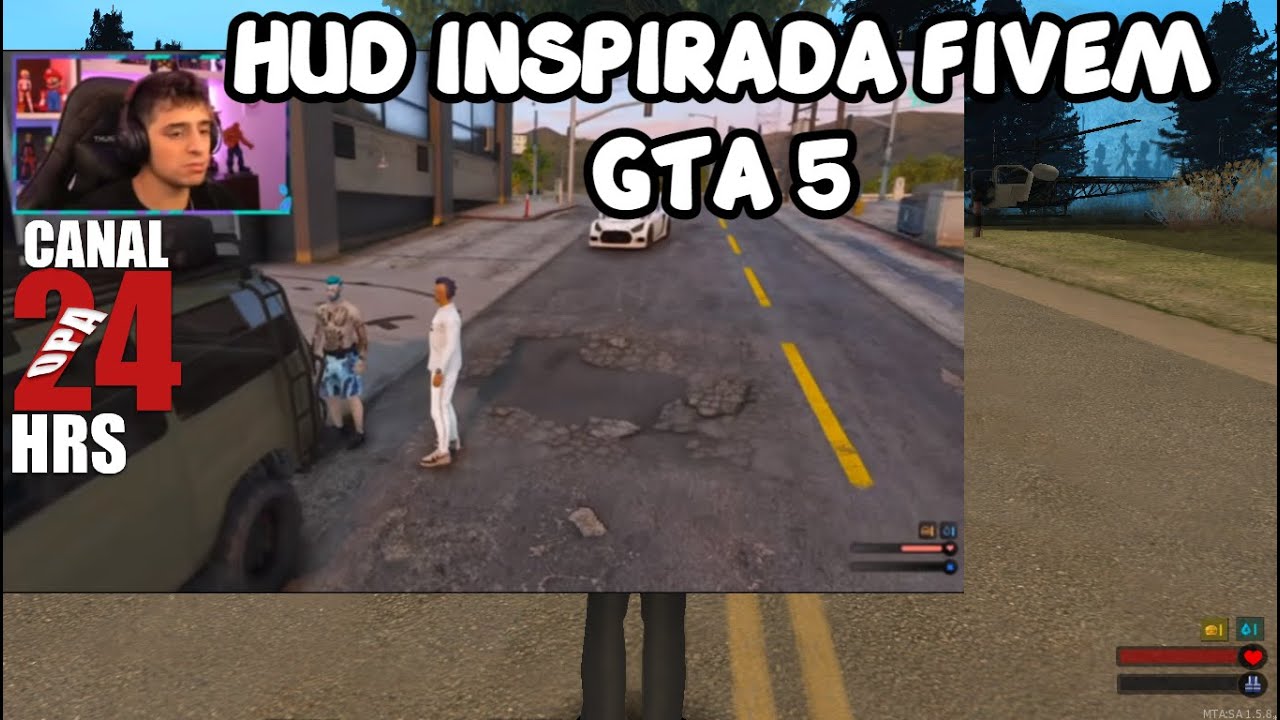 HUD INSPIRADA FIVEM GTA 5 !! - YouTube