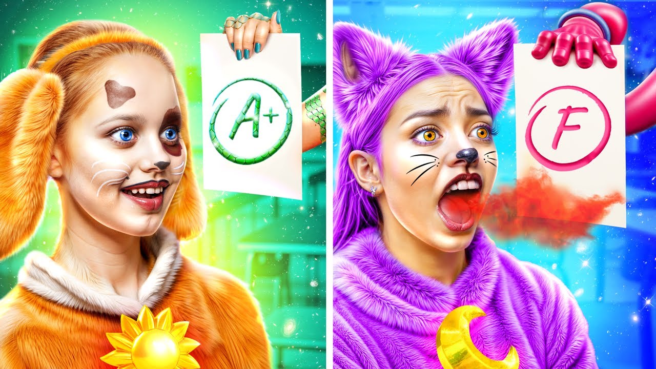 Bom Professor versus Mau Professor! CatNap vs DogDay! Criaturas ...