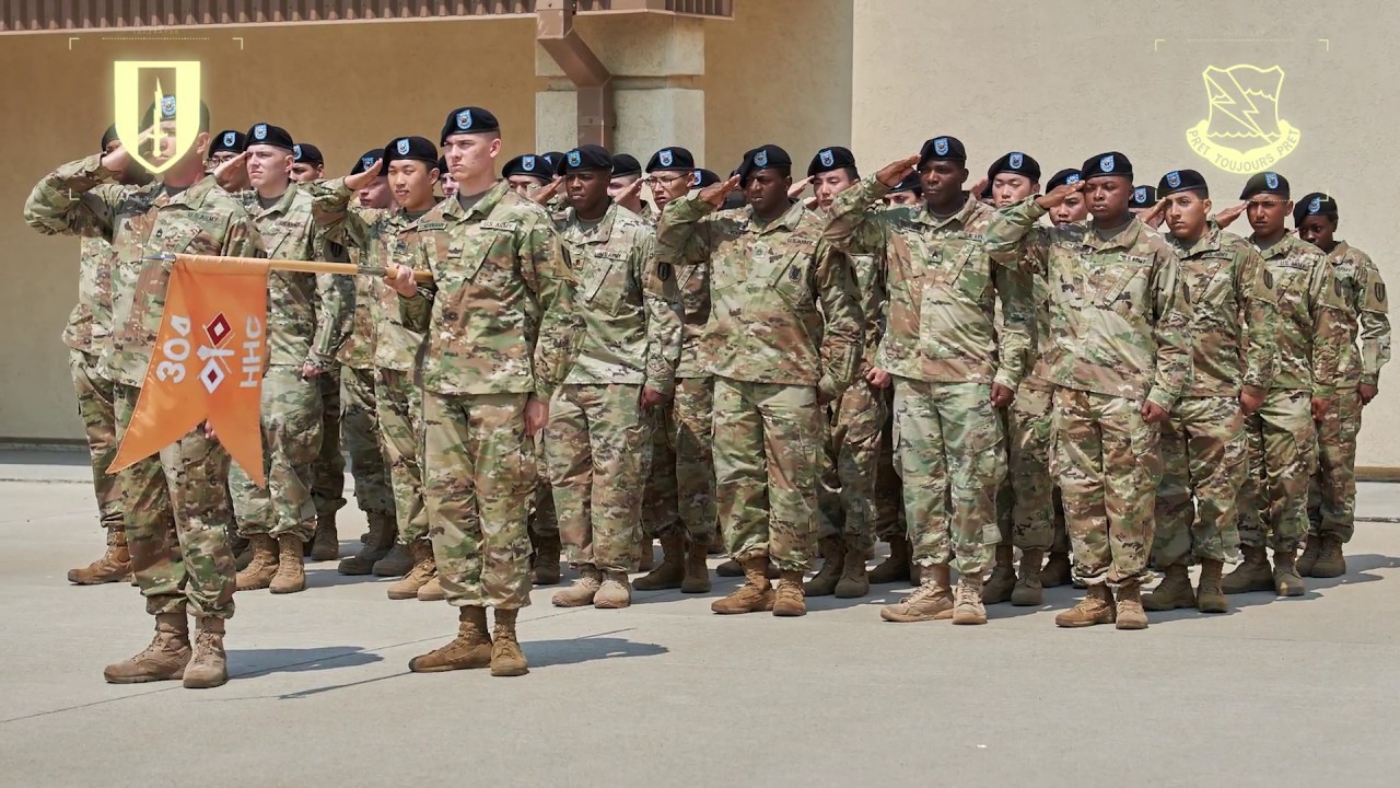 HHC 304th Change of Responsibility - YouTube