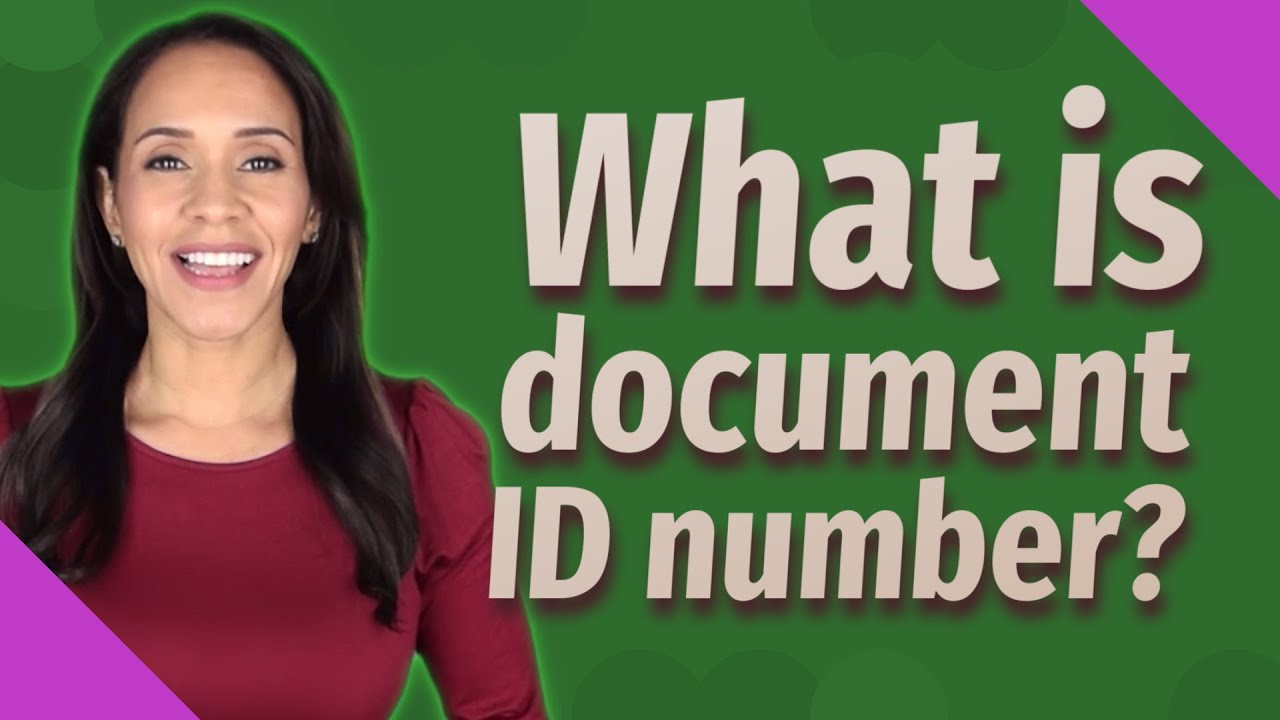 What Is Document ID Number YouTube what-is-document-id-number-youtube