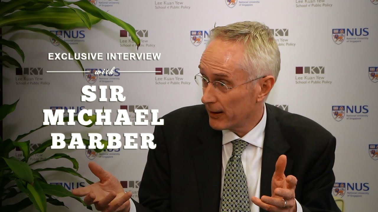 Exclusive Interview with Sir Michael Barber - YouTube