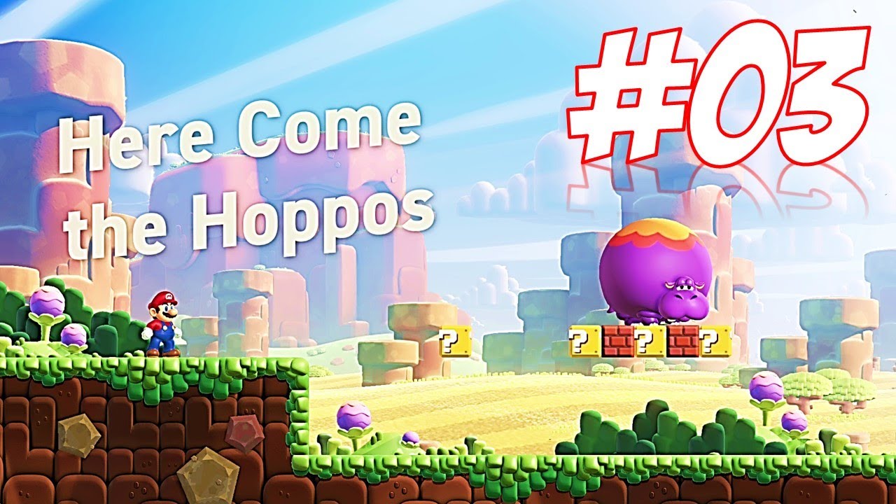 Super Mario Bross Wonder Gameplay Nintendo Switch Here Come The Hoppos ...