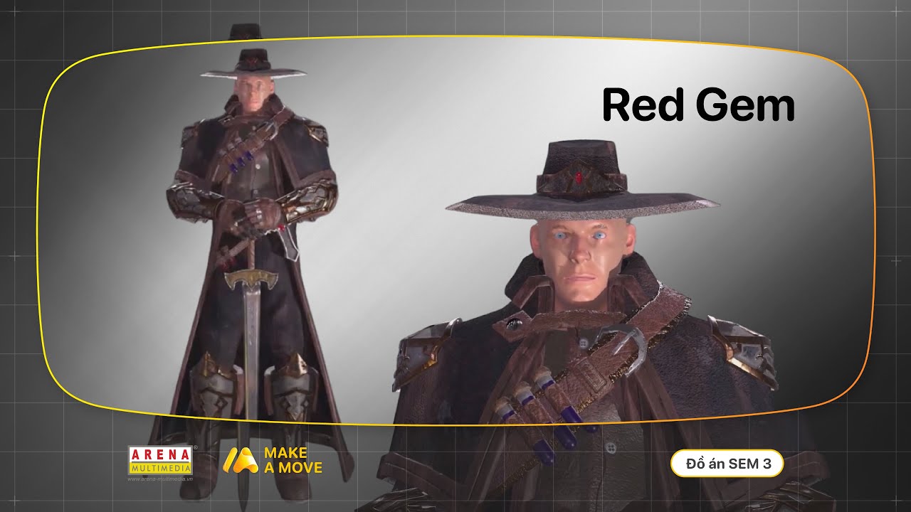 Đồ án Thiết kế Game 3D | Red Gem | Arena Multimedia - YouTube