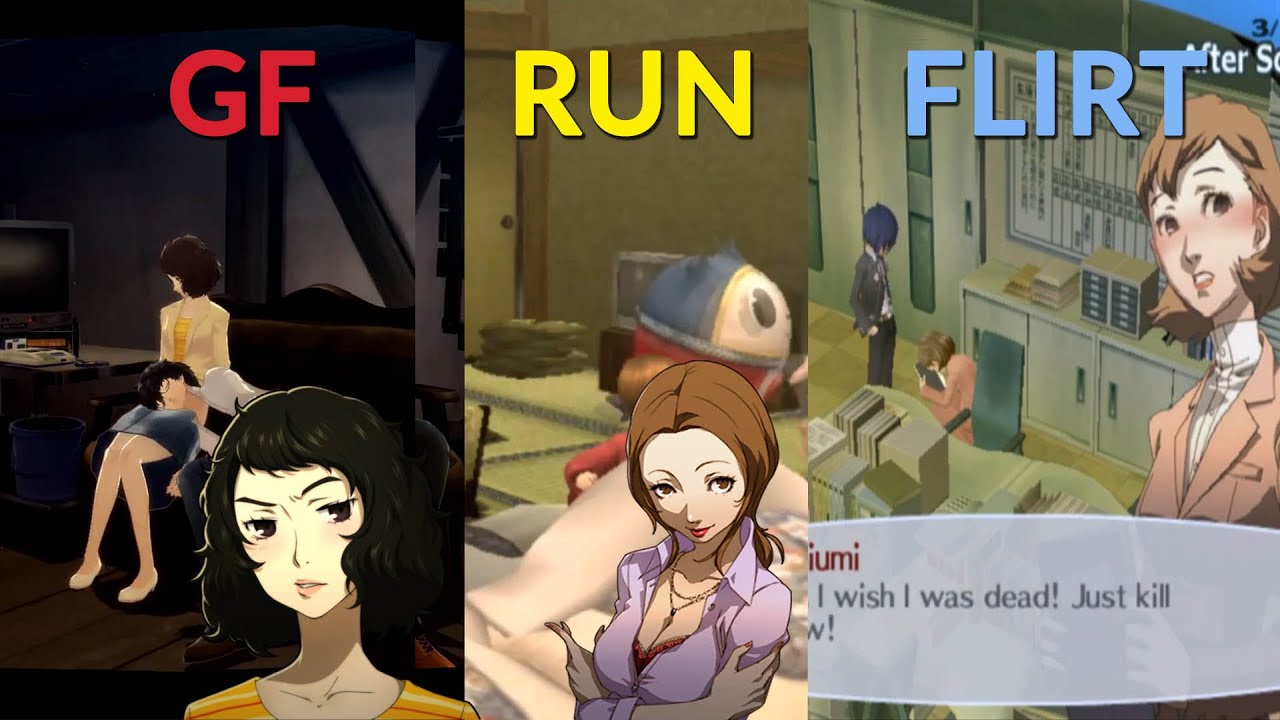 Persona: How Each Protagonist Handled Their Hot Teacher (P3 to P5R) - YouTube