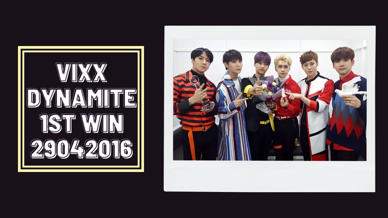 (ENG SUB) VIXX Dynamite 1st Win 29042016 I Starlight Fae - YouTube