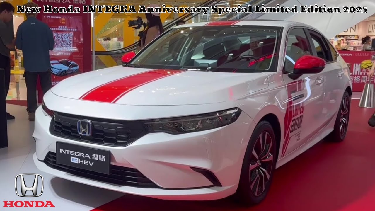 Fashionable and Cool Upgrade | New Honda INTEGRA Anniversary Special ...