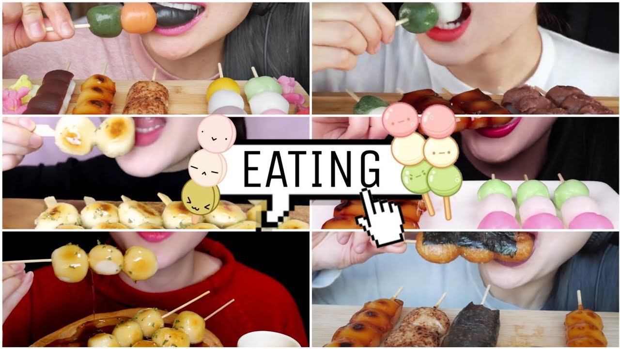 🍡DANGO🍡 EATING SOUNDS||compilation||MUKBANG [ASMR] NO TALKING||edit ...
