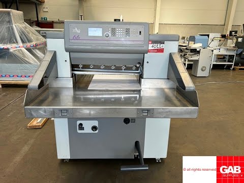 Used Polar Mohr 66 paper guillotine for sale single phase paper cutting ...