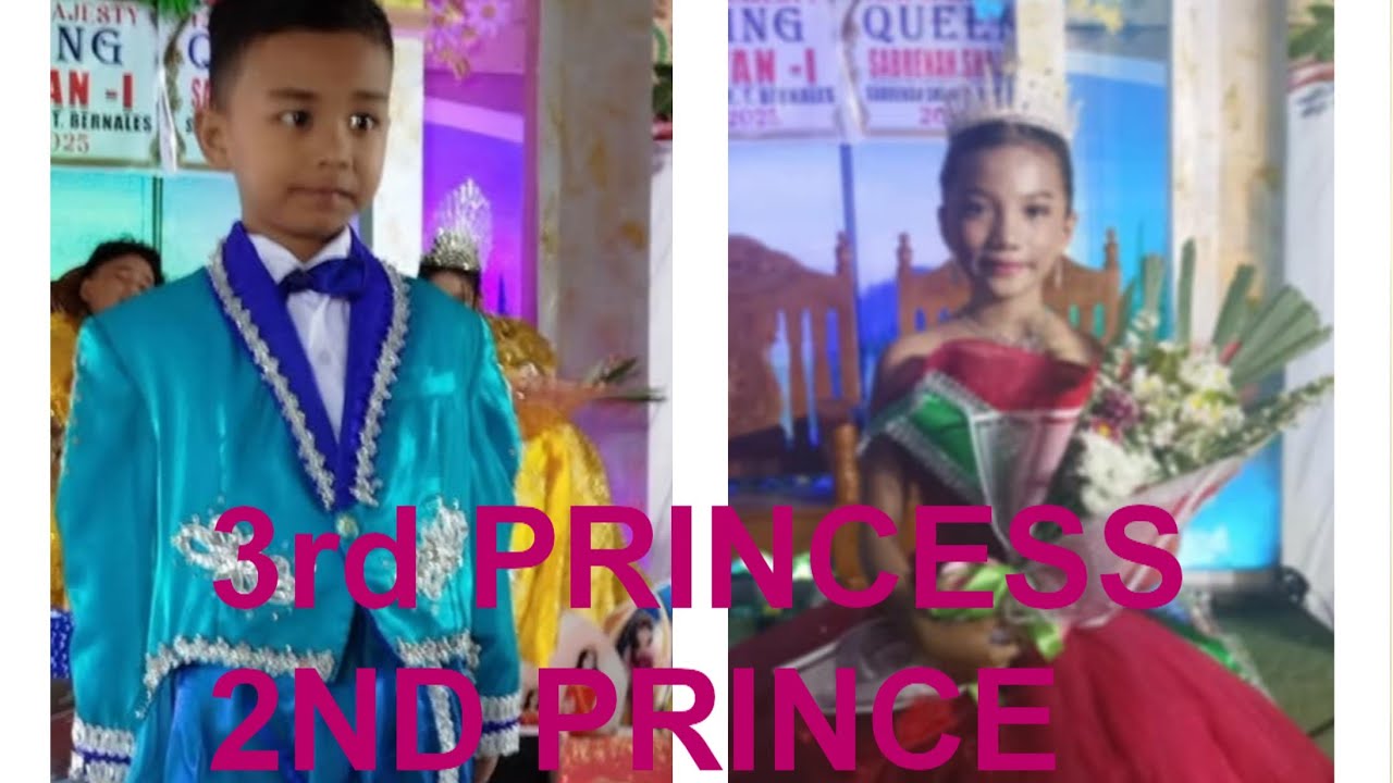 3RD PRINCESS AIRA 2ND PRINCE SYAN KYLE BANDIOLA, - YouTube