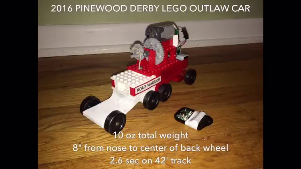 2016 PINEWOOD DERBY LEGO OUTLAW CAR - YouTube