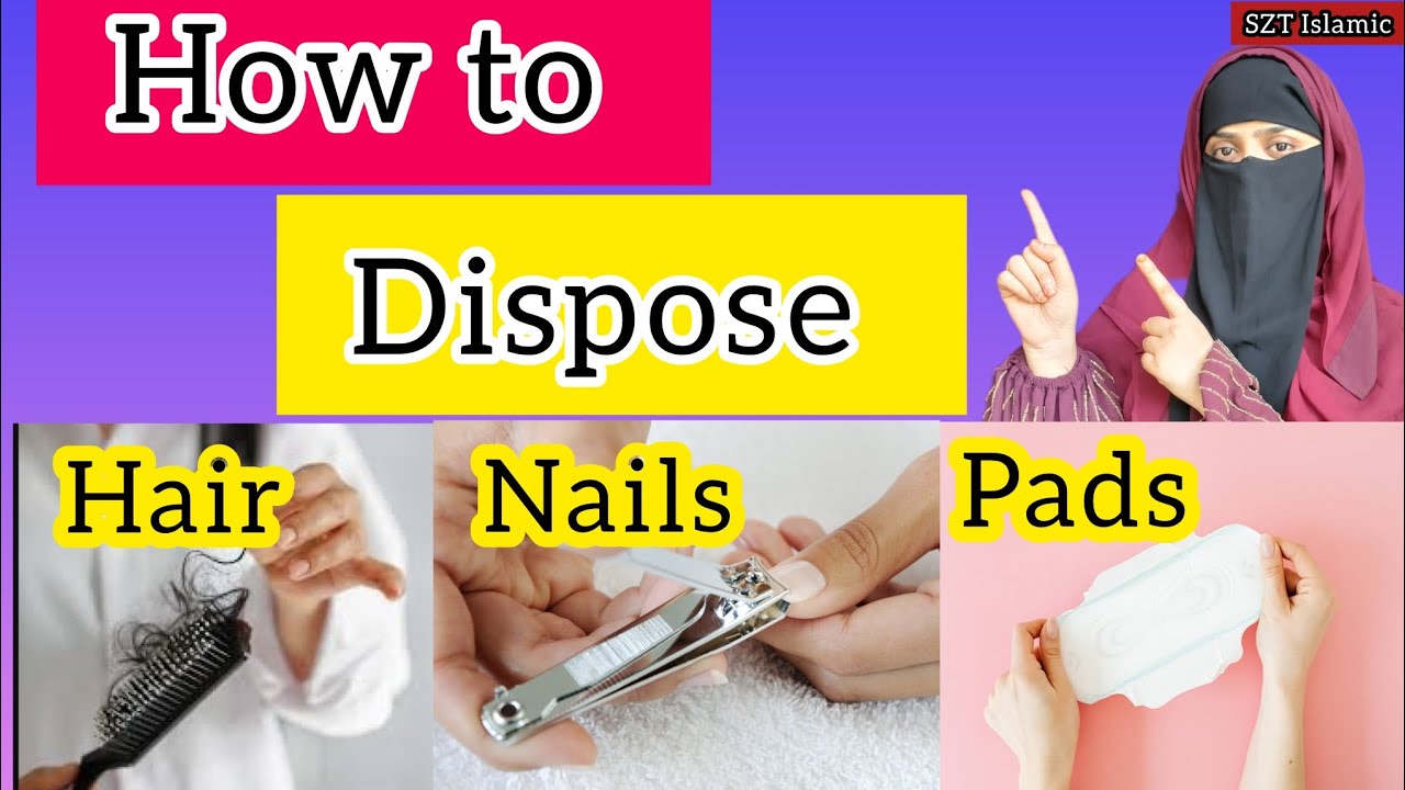Please dispose pads this way! | Disposing of Nails & Hair | Disposing ...