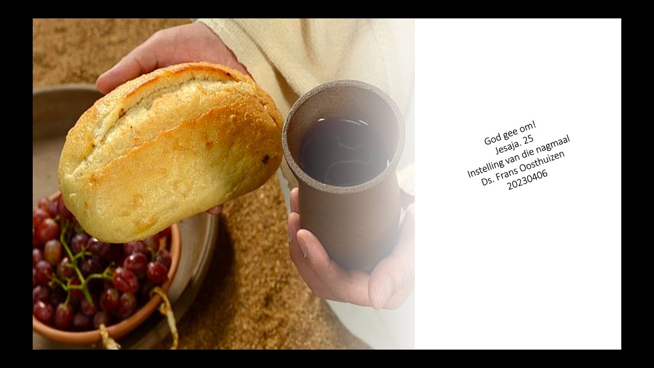 20230406 Jes 25 God gee om - YouTube