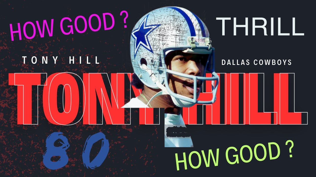 Tony Hill was BETTER than you thought! HOW GOOD WAS TONY HILL?! - YouTube