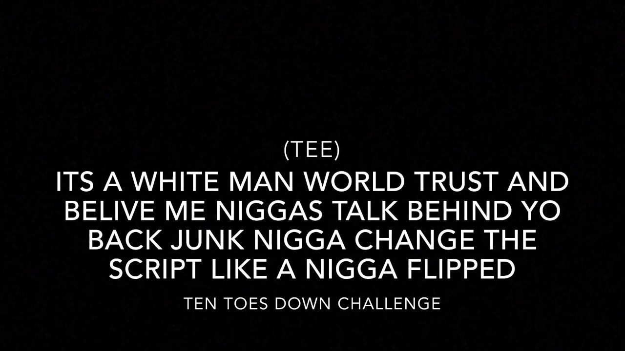 Ten toes down Challenge (lyrics)-Young Tee - YouTube