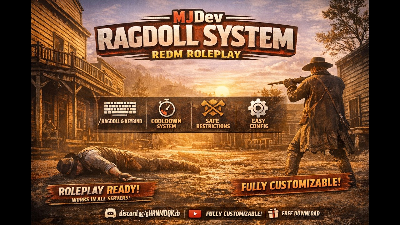 RedM FREE MJ Ragdoll#redm #reddead #reddeadredemption2 #scriptredm # ...