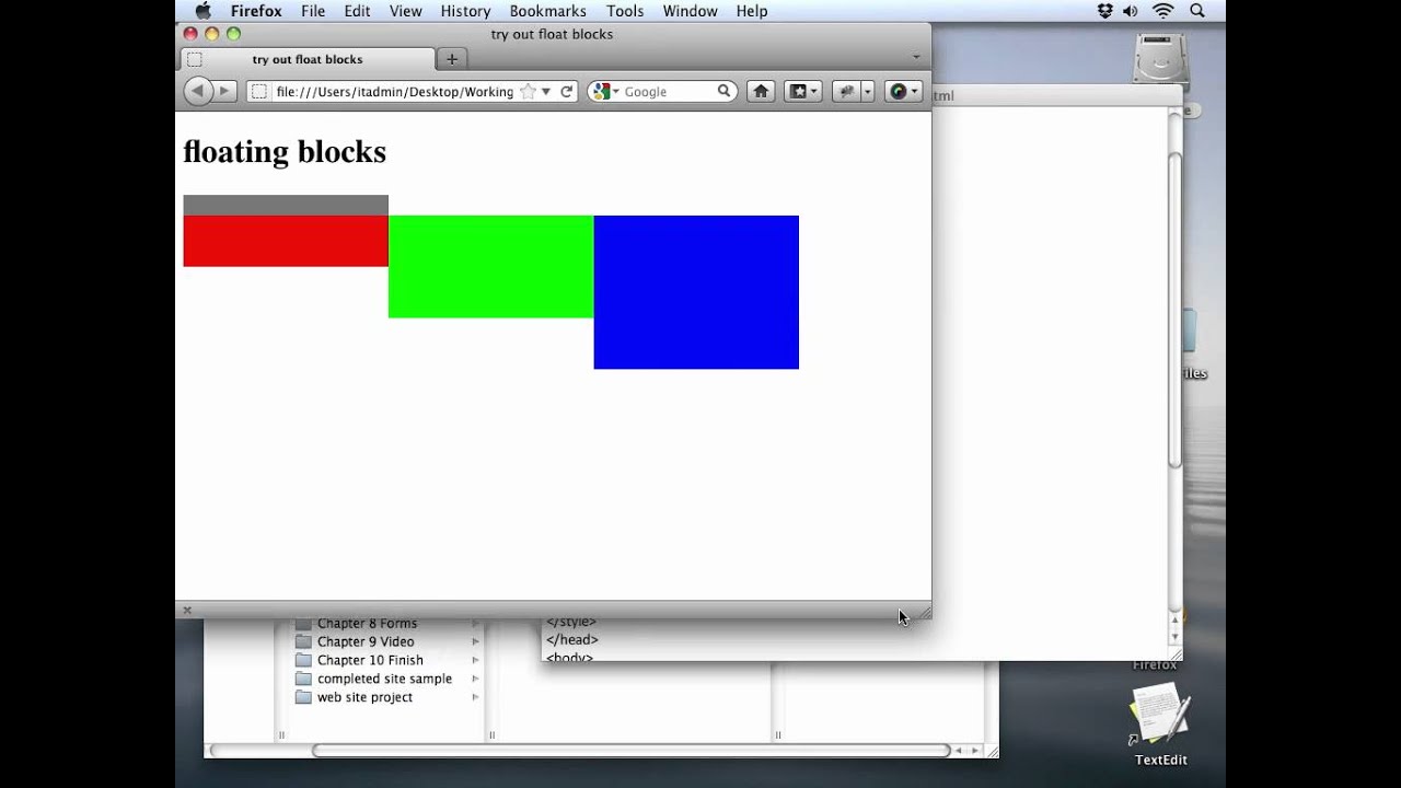 Html5 Tutorial Using Floats And Clears Youtube 8732