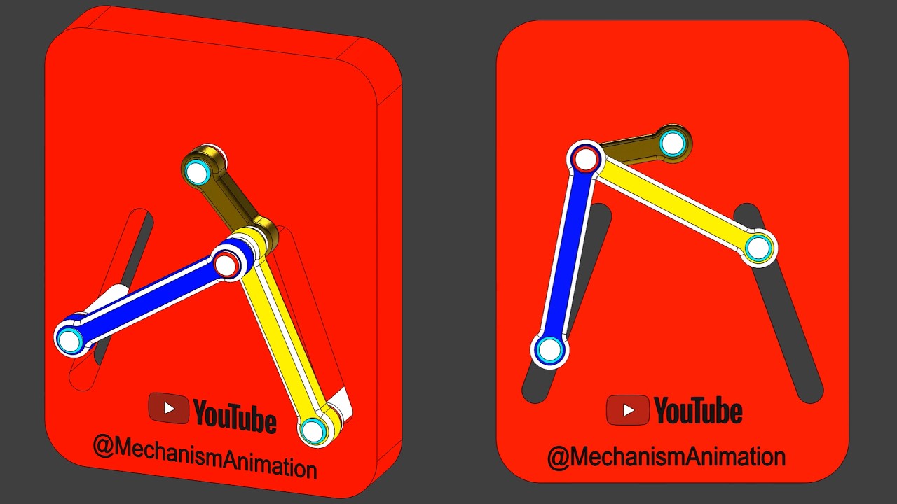 (35/1000)🔝Mechanical mechanism animation 4K #mechanical #mechanism # ...