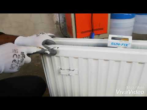 Kalorifer peteği patlak tamiri