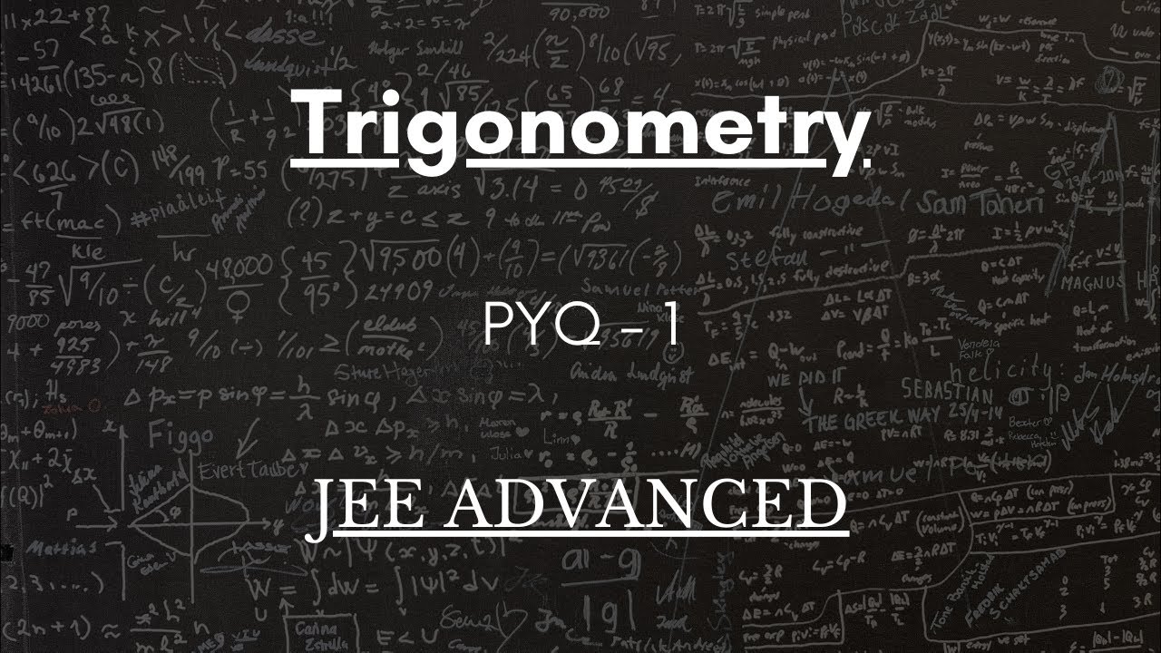 Trigonometry | PYQ -1 | JEE Advanced 2003 | MathShinigami - YouTube