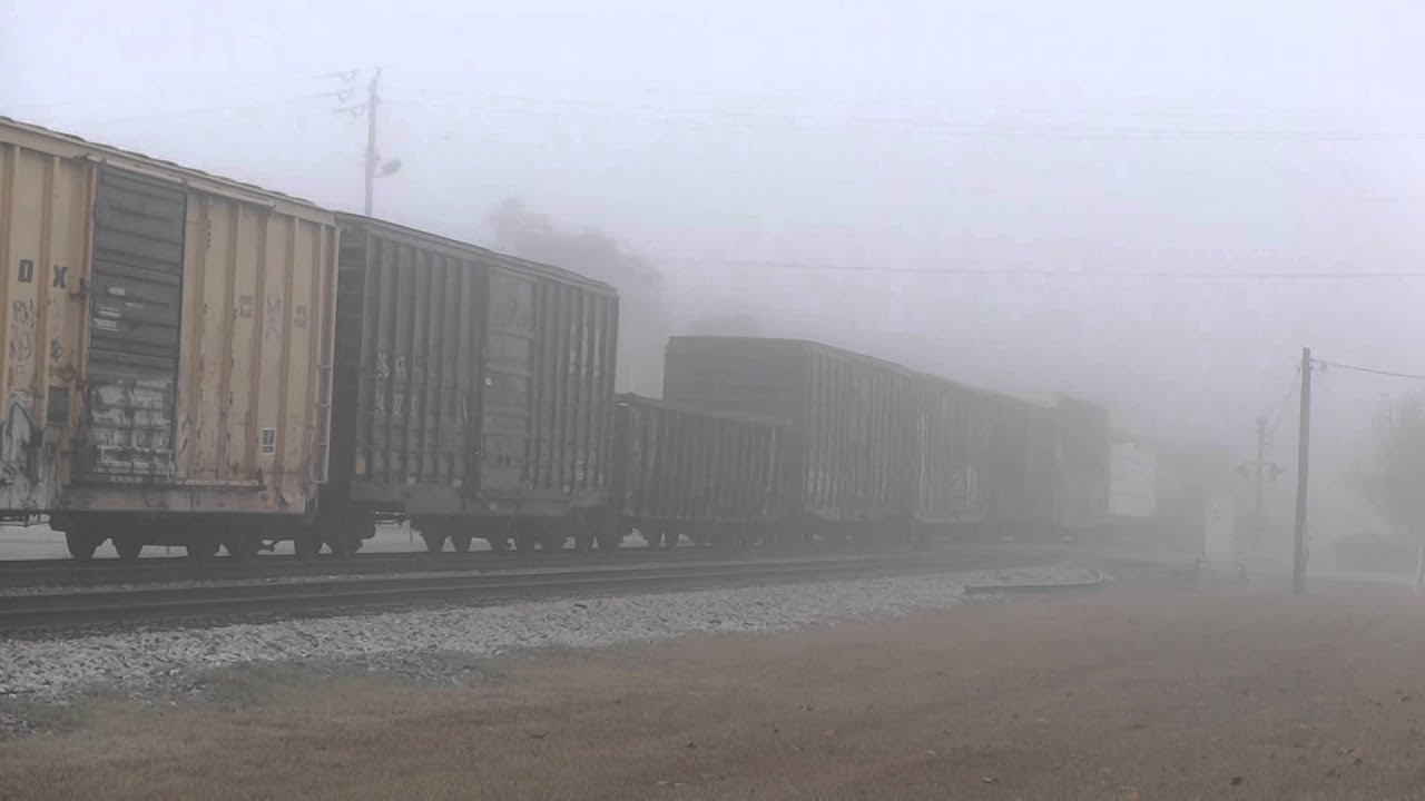 CSX Manifest Train in Heavy Fog @ Folkston,GA Part 12 of 30 - YouTube