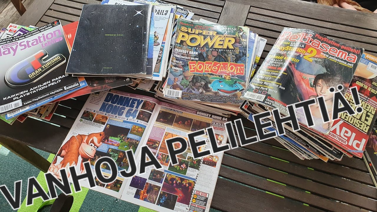 Selaillaan vanhoja pelilehtiä - PeliAsema, Pelimestari, Super Power etc ...