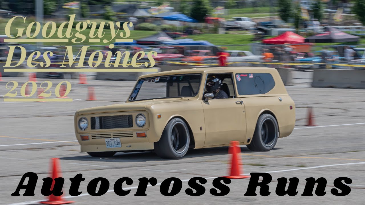 Goodguys Des Moines 2020 Autocross Runs - YouTube