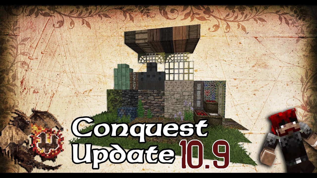 Conquest 10.9 Update [Minecraft Medieval/Fantasy Texture Pack] - YouTube
