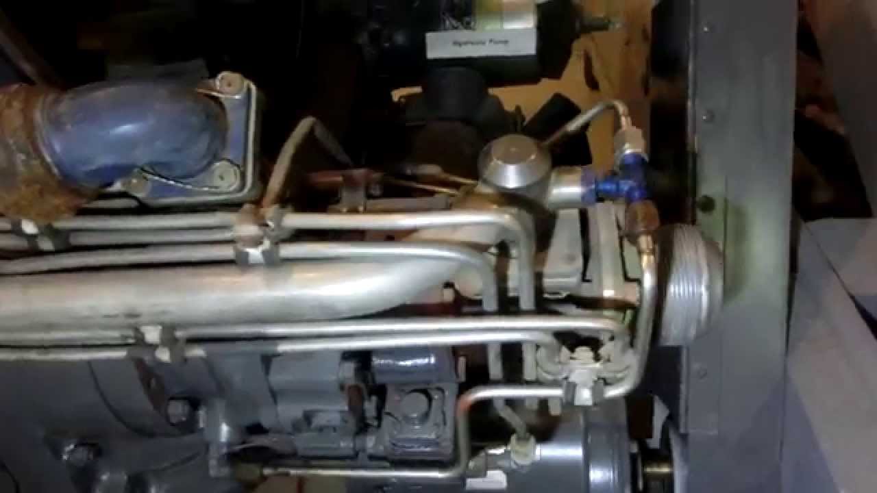 Close look at Westinghouse J46 Axial flow jet engine - YouTube