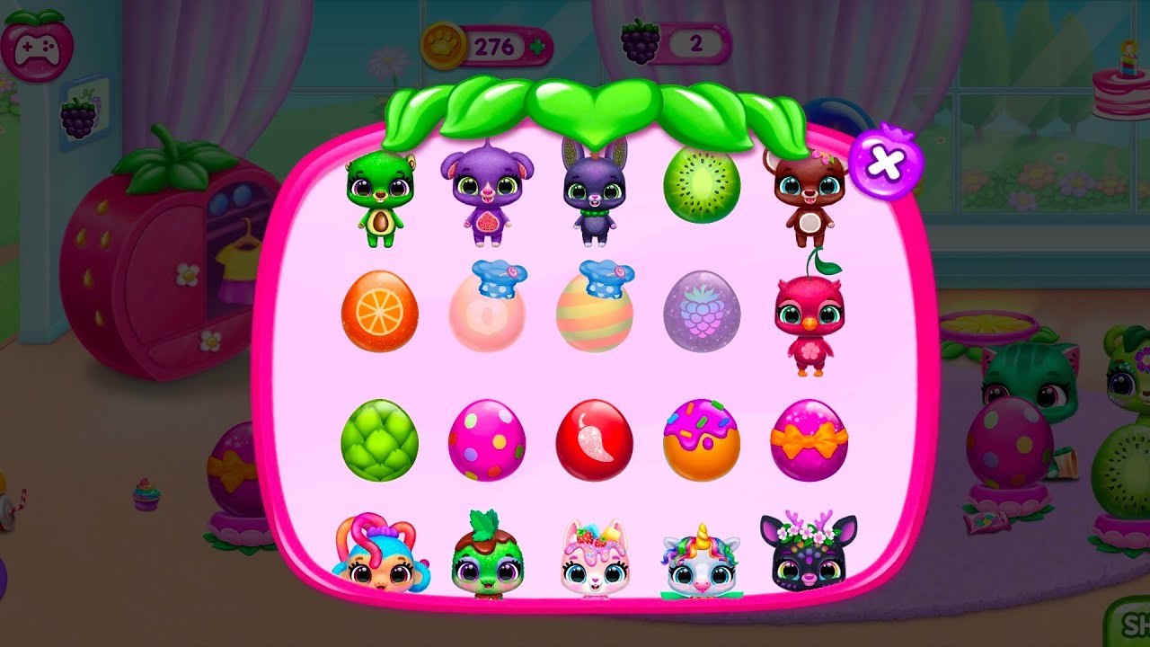 Unlock All Mini Pets Fruitsies Game - YouTube
