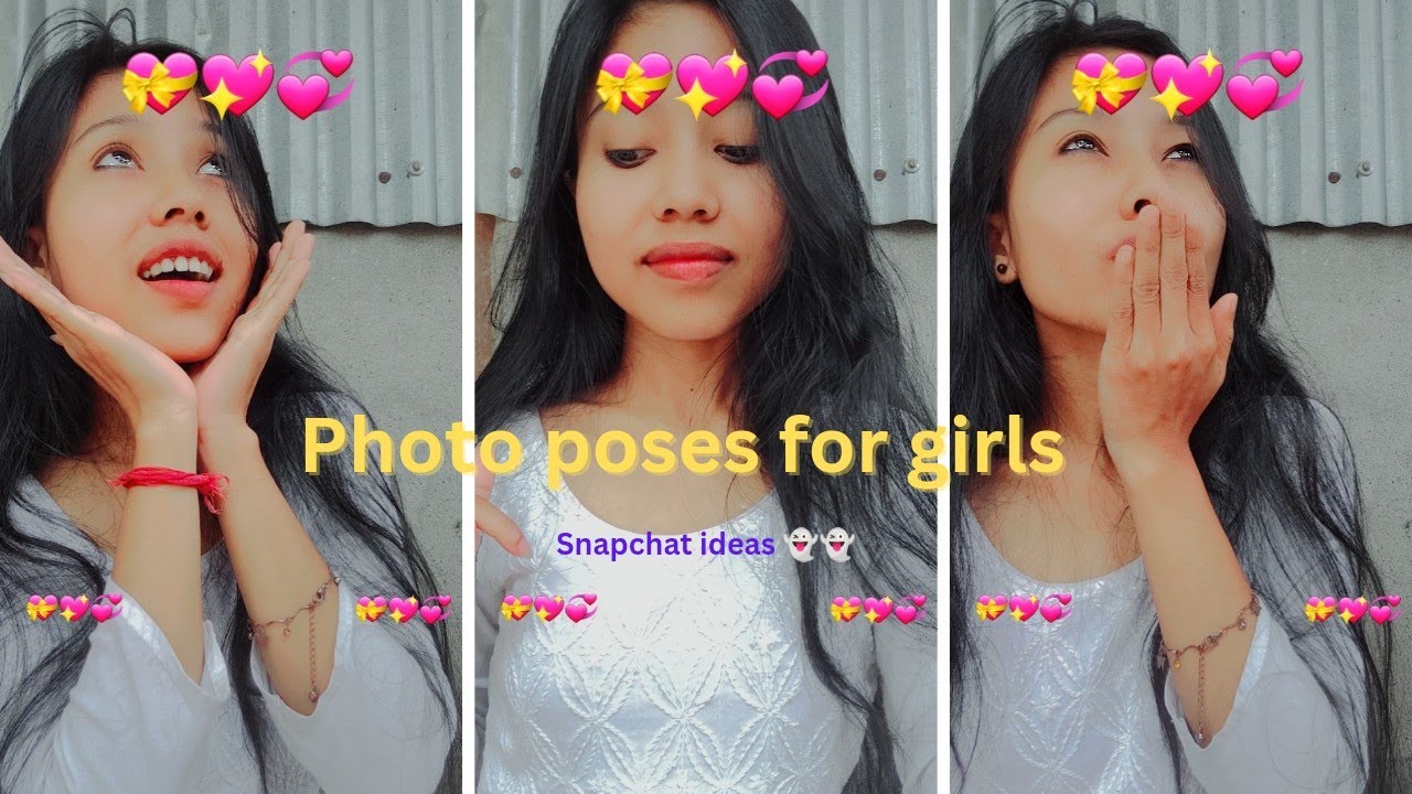 Photo Poses for Girls || Snapchat Ideas 👻👻👻 #photoposes - YouTube