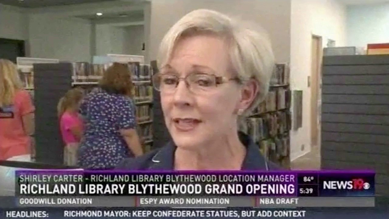 WLTX Richland Library Blythewood Grand Opening - YouTube