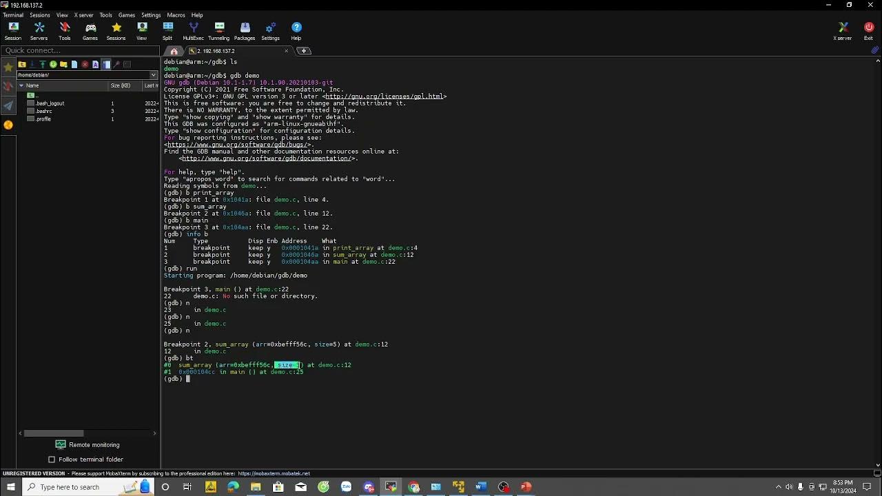 Unit4 GDB demo on Beaglebone Black - YouTube