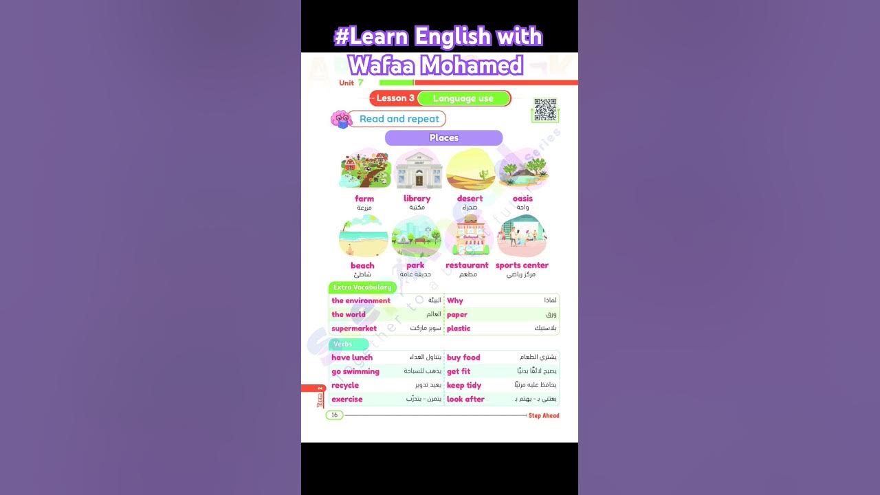 #Unit7 #lesson3 #connect plus2 #LearnEnglish with Wafaa Mohamed #Step ...