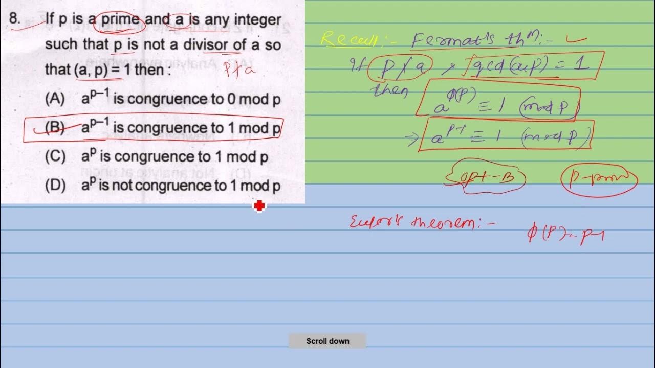 QUE NO- 6-10||OPSC PGT MATH PREVIOUS YEAR SOLUTION ||PAPER 1||ring theory & number theory ...