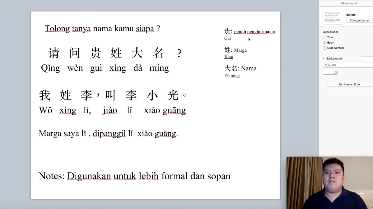 Belajar bahasa mandarin sehari - hari / HSK 1 ep 3 - YouTube