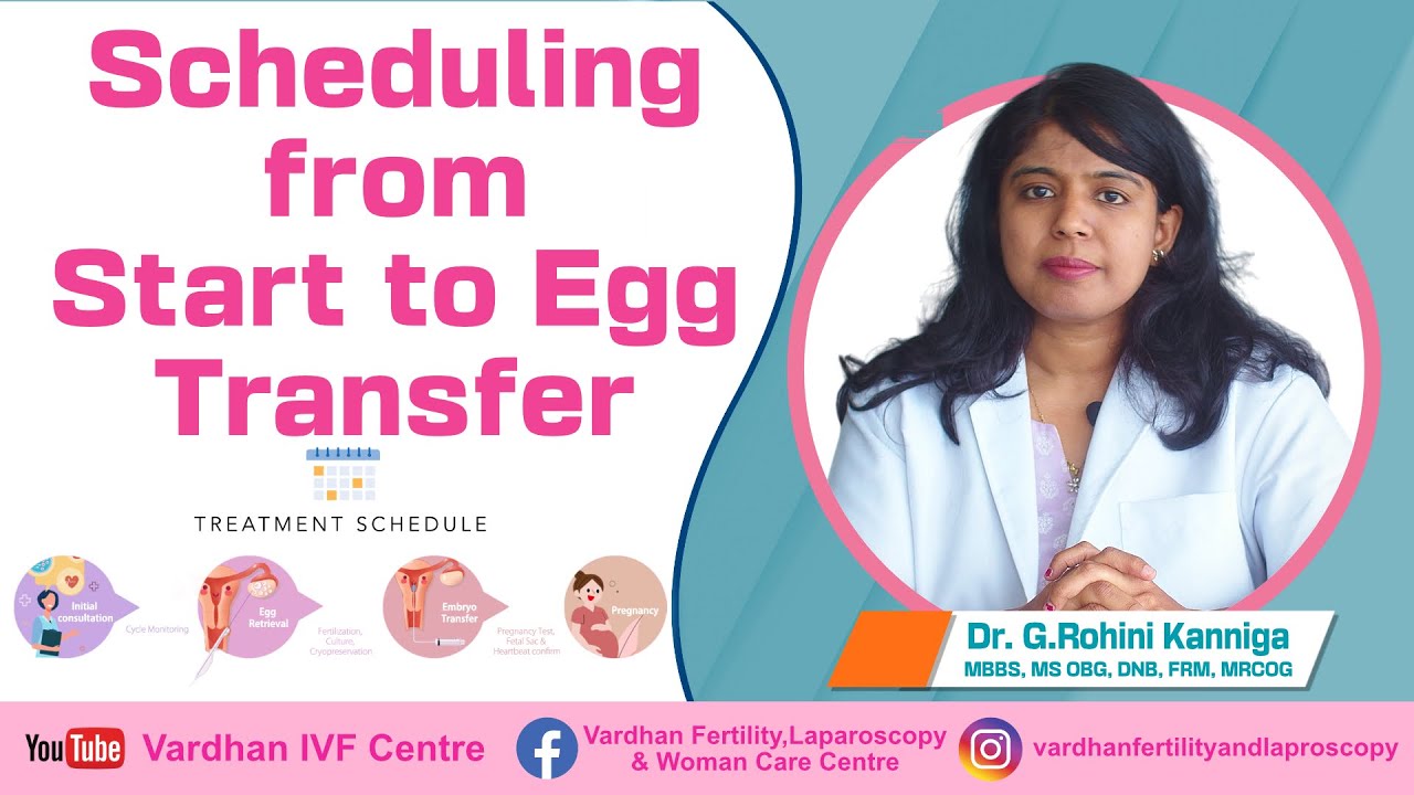 Essential Guide to IVF Treatment: Scheduling from Start to Egg Transfer | Dr. G. Rohini Kanniga ...
