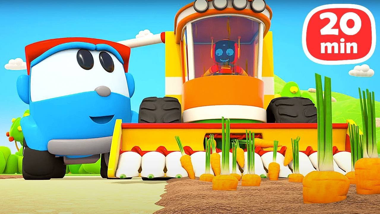 Leo und Co. auf der Farm. Leo der Lastwagen Kompilation. Cartoons auf ...