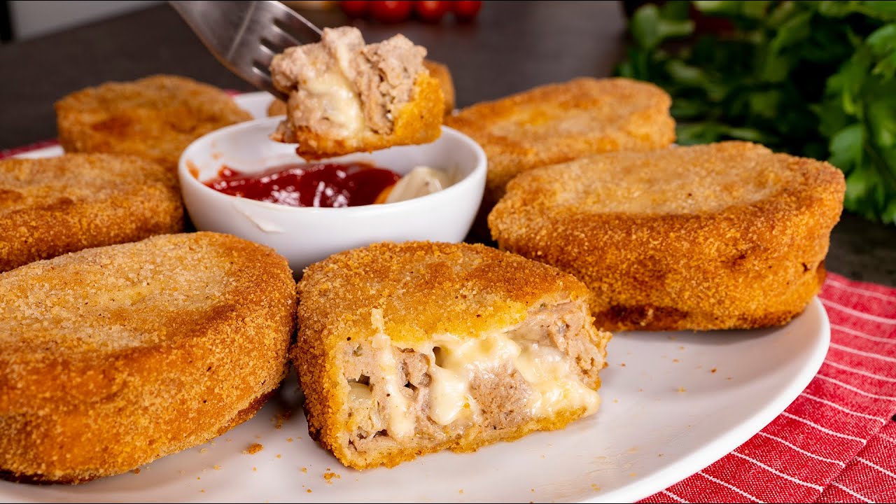 Minced Meat Roll with Cheese - YouTube