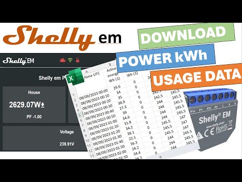 Shelly em Smart Energy Monitor - Download Power Data via http Request ...