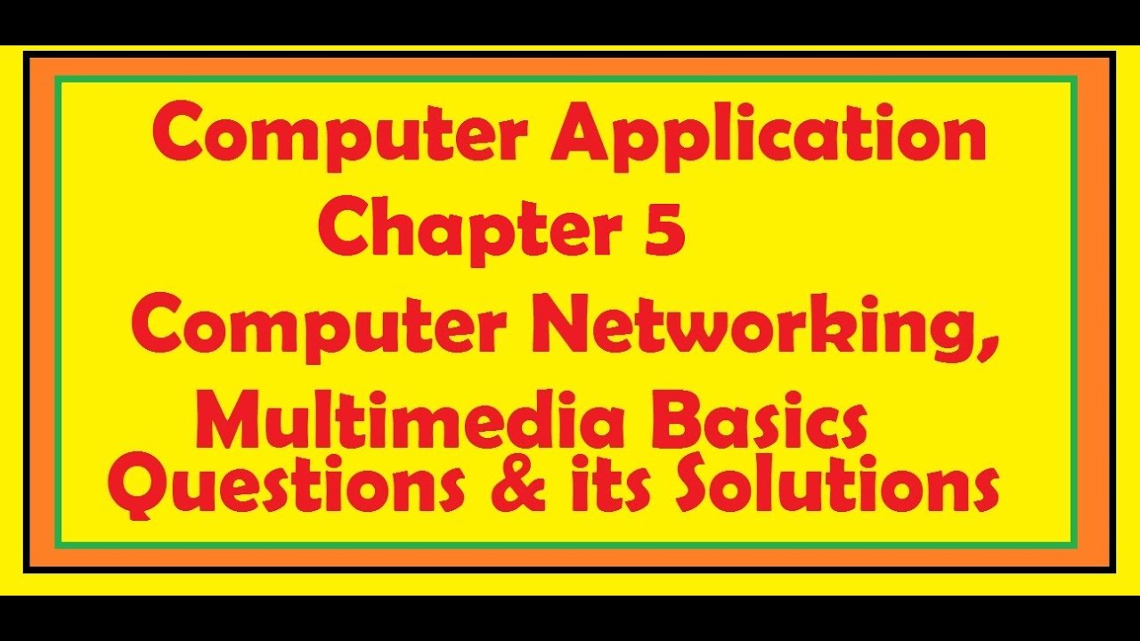 Class 9 Computer Application Chapter 5 ions Solutions YouTube Class 9 Computer Application Chapter 5 ions Solutions YouTube