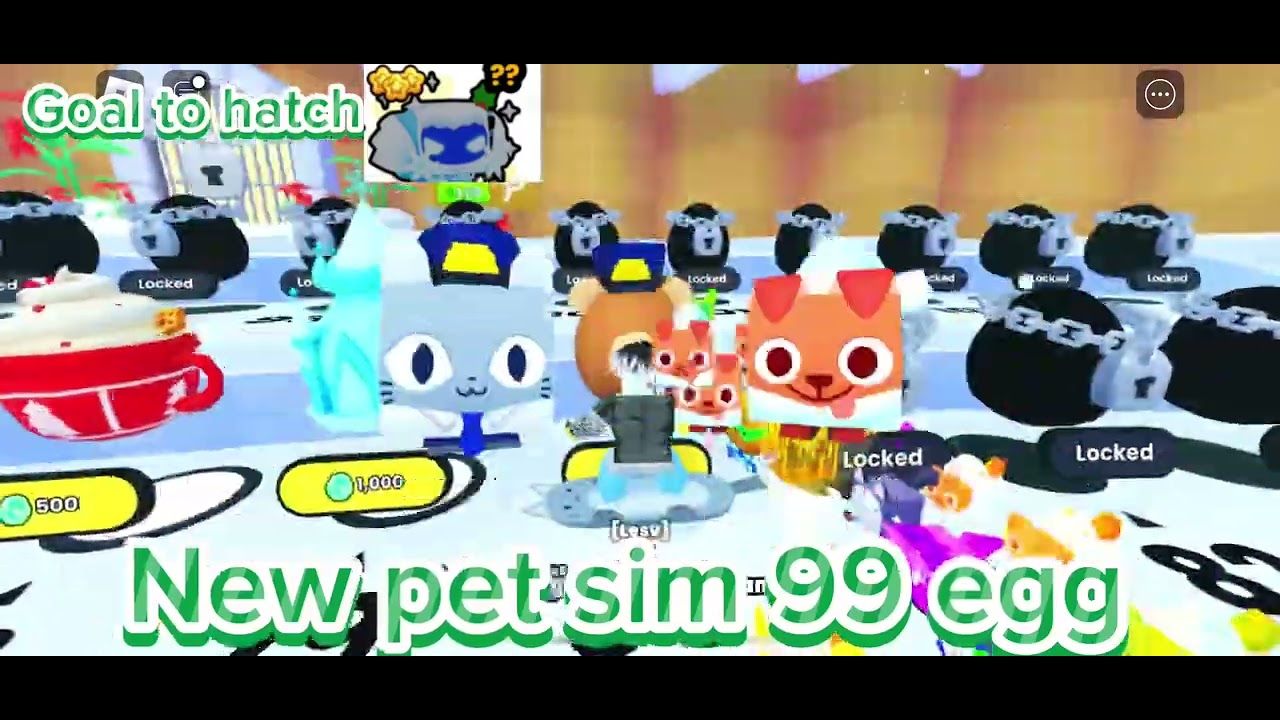 New pet sim 99 egg (update 3) - YouTube