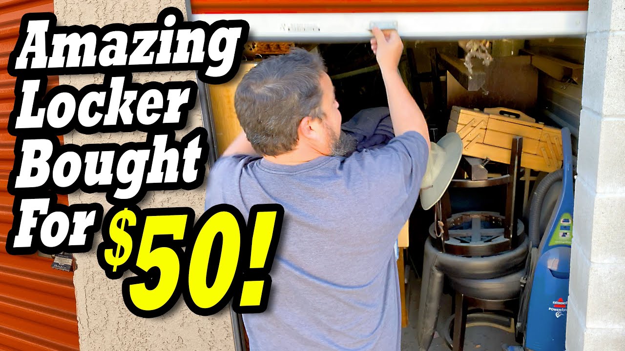 Bought This Locker For $50 at the abandoned storage unit auction. BEST ...