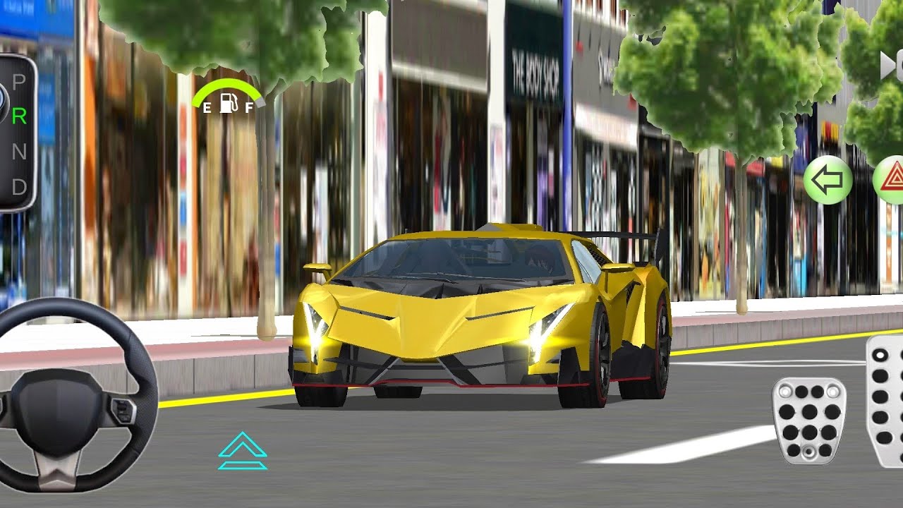 3D Driving Class Simulation - Funny Police Officer Refuel His Super Car ...