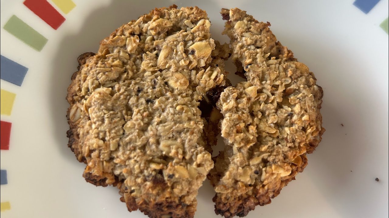 Easy Rolled Oats and Nuts Cookie Recipe | Healthy Oats Recipe | Sugar ...