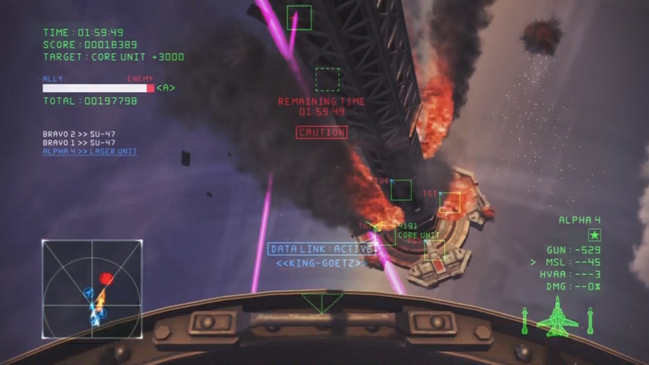 Ace Combat: Infinity - SOLG Raid w/ F-14 - YouTube