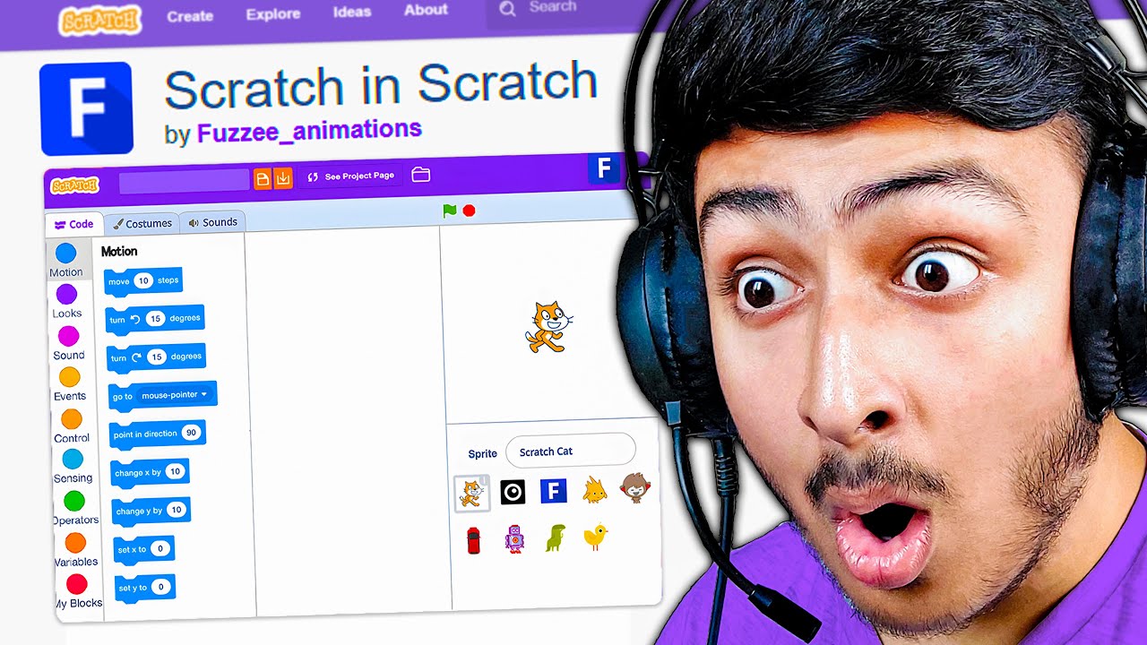 SOMEONE MADE SCRATCH IN SCRATCH! 🤯 - YouTube