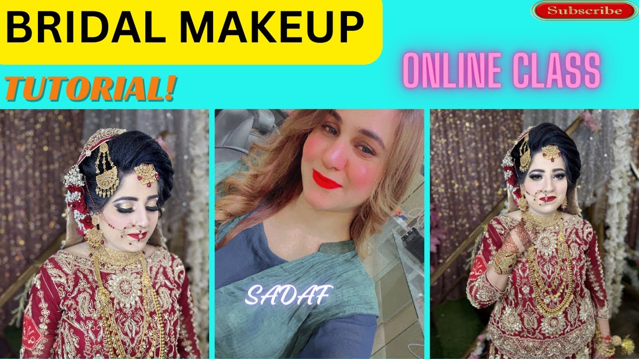 bridal makeup tutorial // bridal makeup step by step // bridal makeup ...